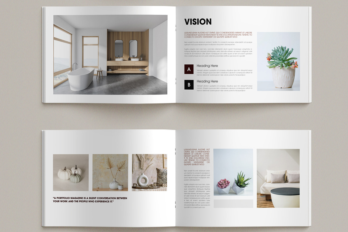 Minimal Portfolio Magazine Template