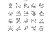 Distributor Line Icons, an Outline Icon by Palau