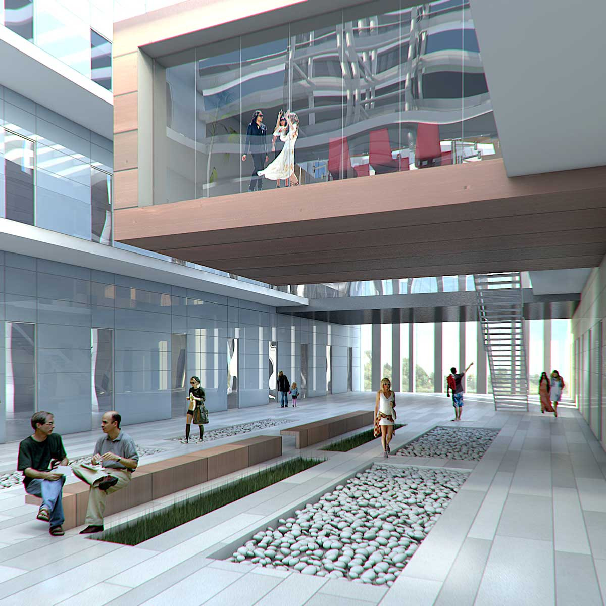 Hall Interior, an Architecture 3D Model by monogroup