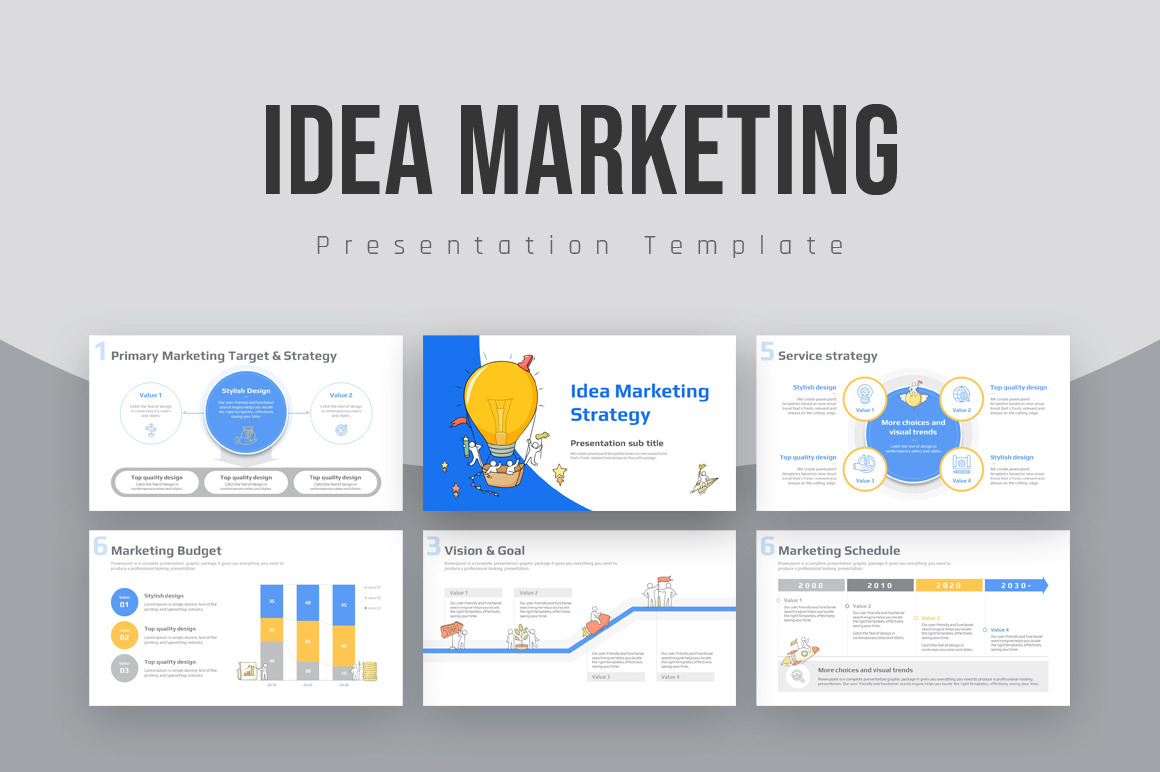 Idea Marketing Strategy, a Presentation Template by GoodPello