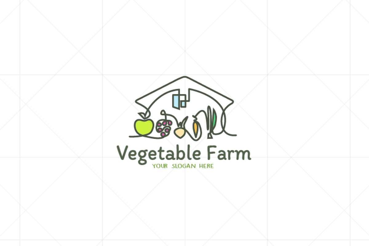 Animated Logo / Vegetable Farm, a Branding & Logo Template by LogoBuy