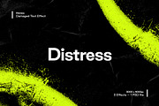 Distress - Damaged Text Effect, a Texture Graphic by Studio 2am