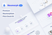 Neumorphic Presentation Template, a Presentation Template by TemplateZuu