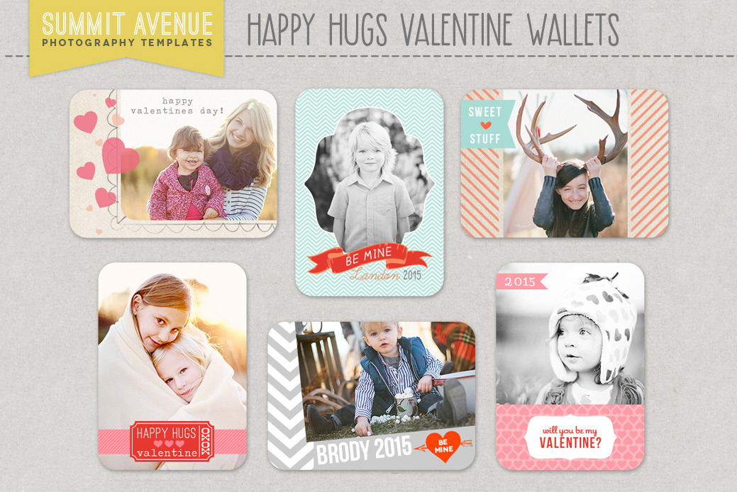 Valentine Wallet Photo Templates, a Card Template by Summit Avenue