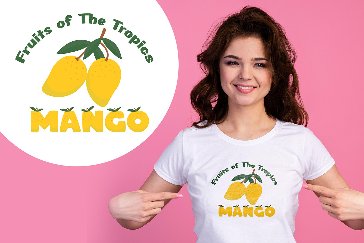 Mango color font, a Font by Fox7 By Rattana