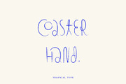Coaster - Hand drawn font, a Handwritten Font by Tropical Type