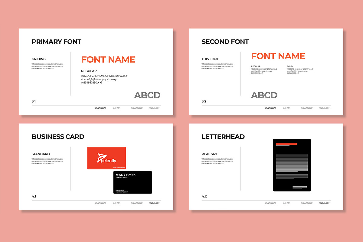 Modern Brand Guidelines Template