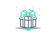 Gift contribution icon, an Icon by Creative priyanka