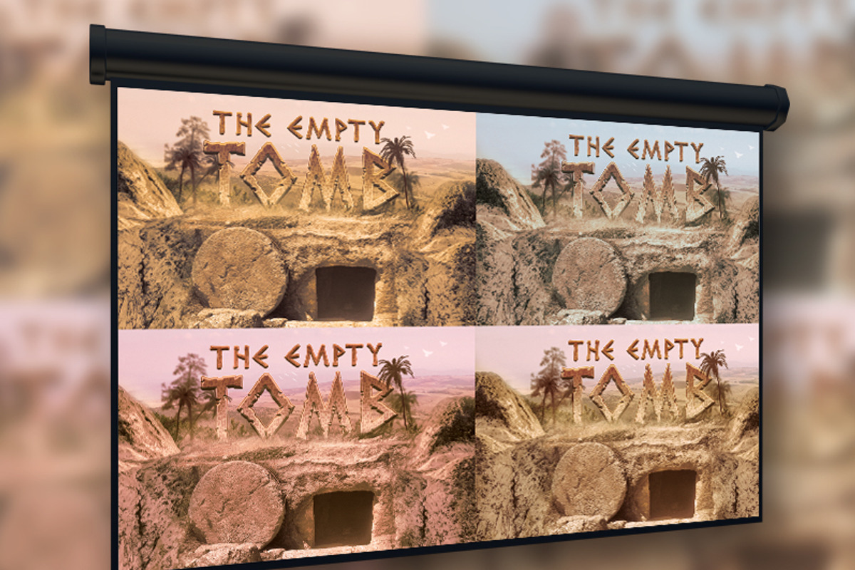 Empty Tomb Slide Photoshop, a Presentation Template by Godserv Designs