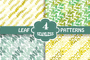 Leaf Seamless Patterns | Graphic Patterns ~ Creative Market