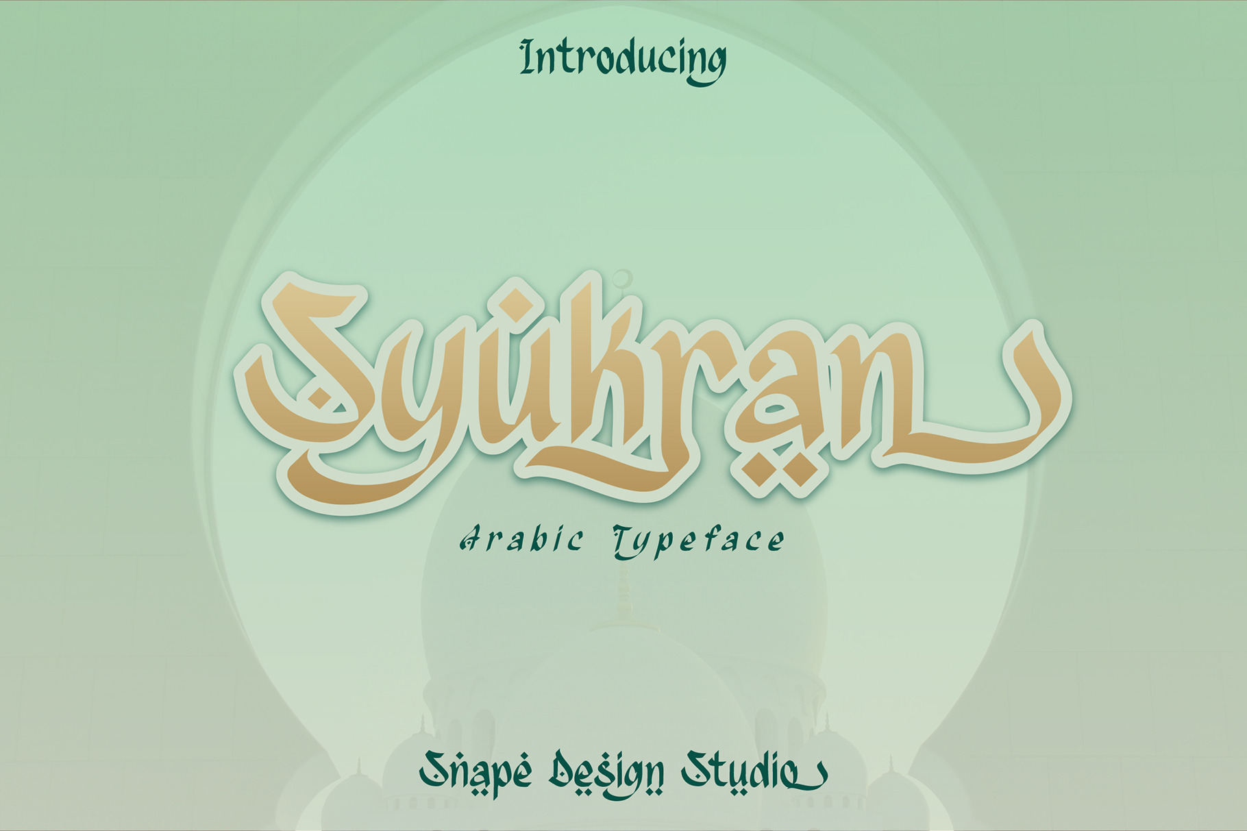 Syukran - Arabic Typeface