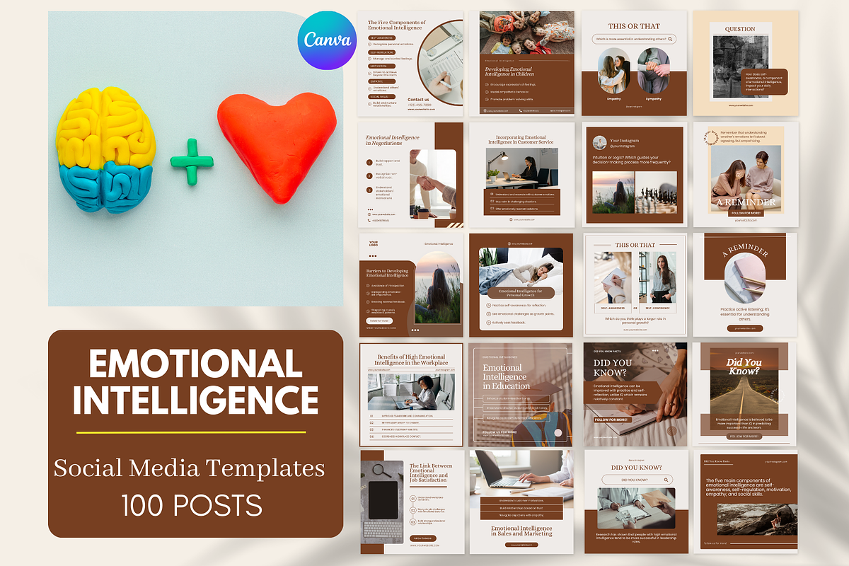 Emotional Intelligence Templates, a Social Media Template by Viral ...