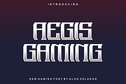 Aegis Gaming Font, a Serif Font by alon kelakon | Creative Market