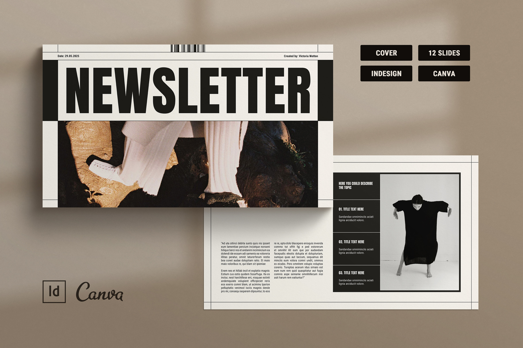 Newsletter Presentation Template, a Presentation Template by ...