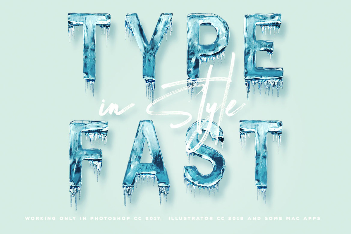 Ice Cold - Color SVG Font, a Font by Deeezy