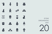 Groundhog day icons | Icons ~ Creative Market