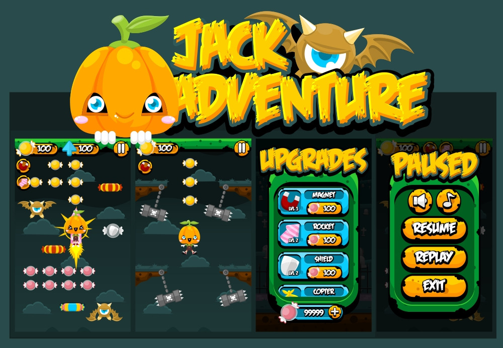 Jack Adventure Game Kit, an Illustration by pzUH