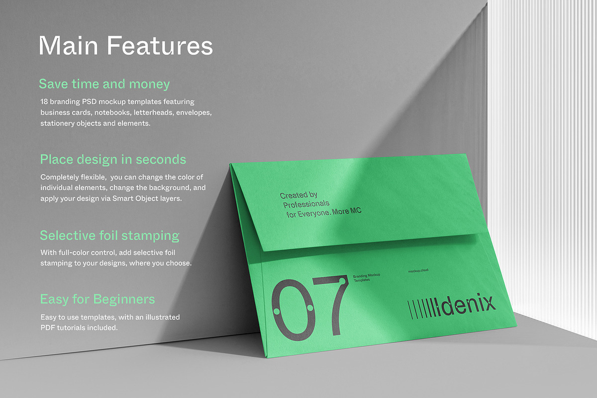 Idenix Branding Mockup Kit