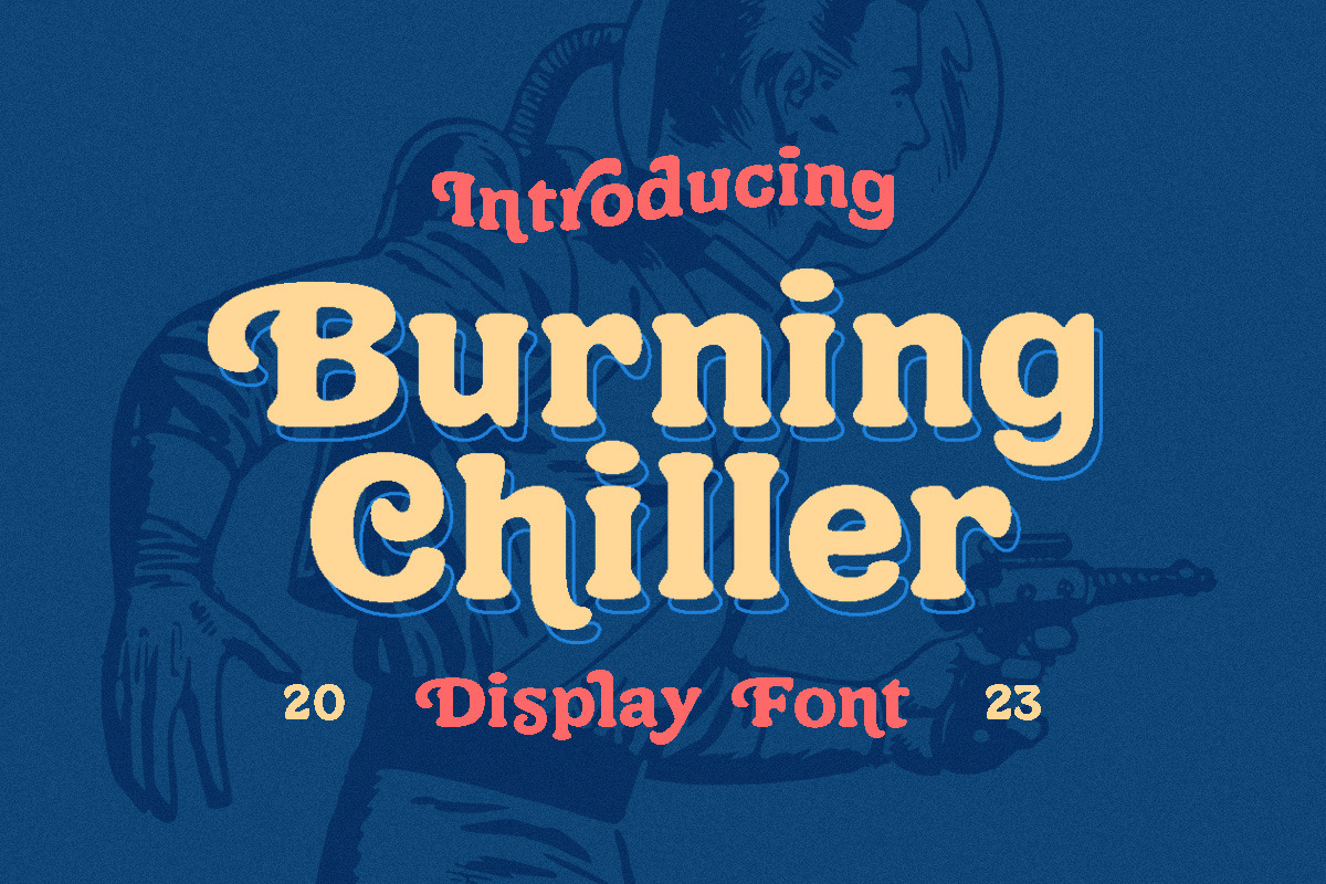 Burning Chiller - Display Font, a Slab Serif Font by Letterhend Studio
