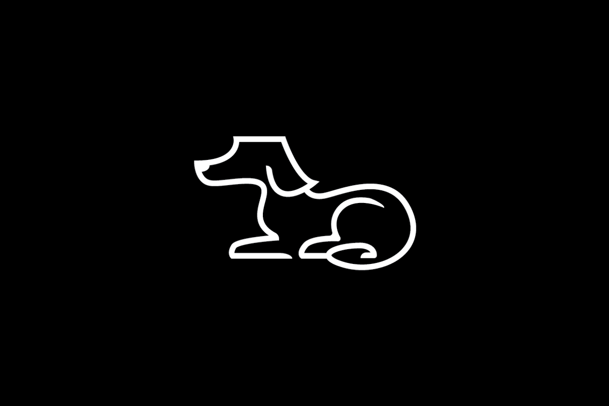 Dog is on the rest logo template, a Branding & Logo Template by ...