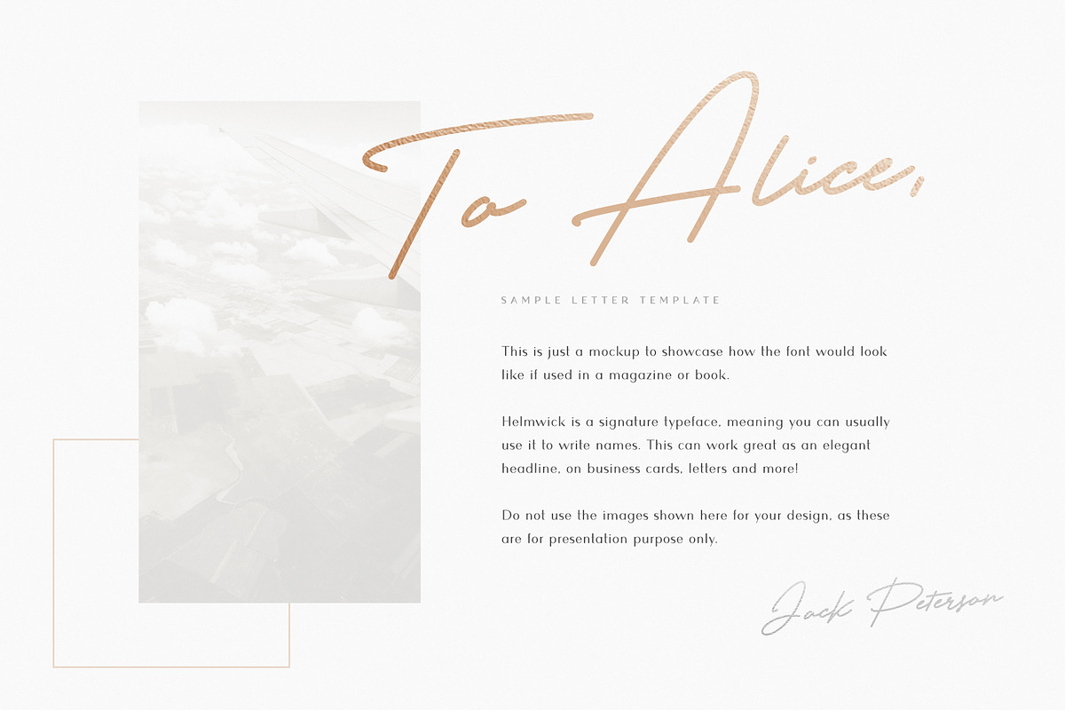 Helmwick - Signature Script, a Script Font by AlienValley