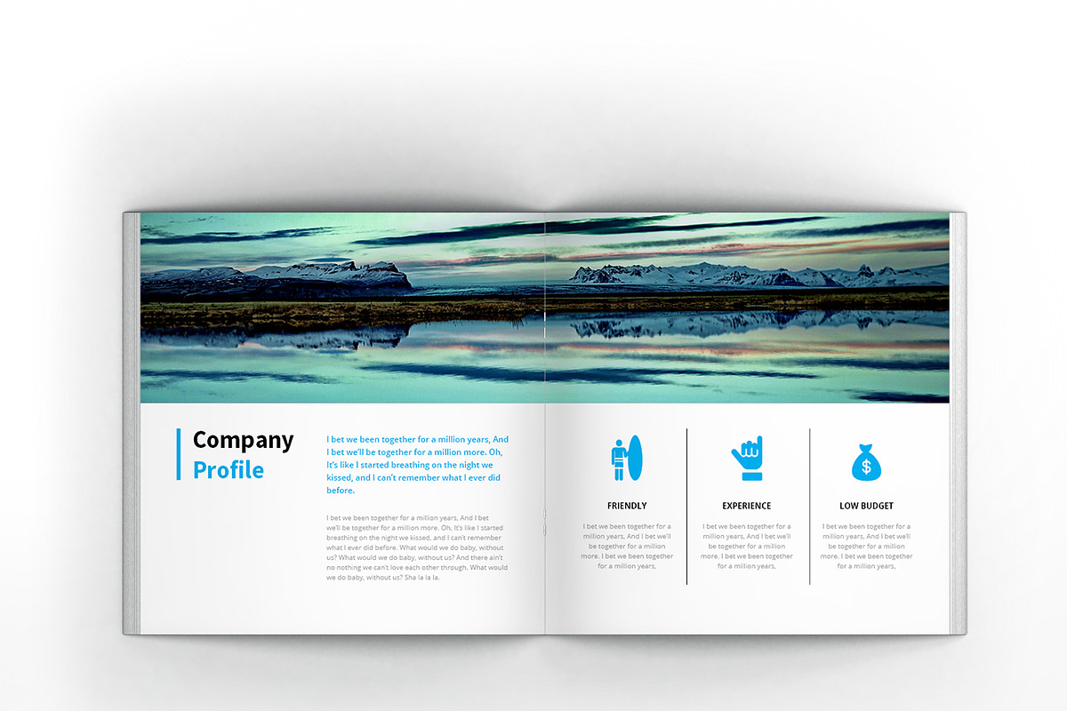 High Wave - Surfing Square Brochure, a Brochure Template by Incools Stokie