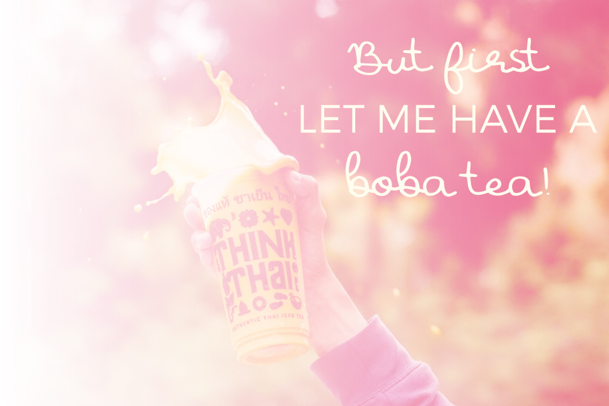 Boba Lover Script Font, a Script Font by PARAMAJAN | Creative Market