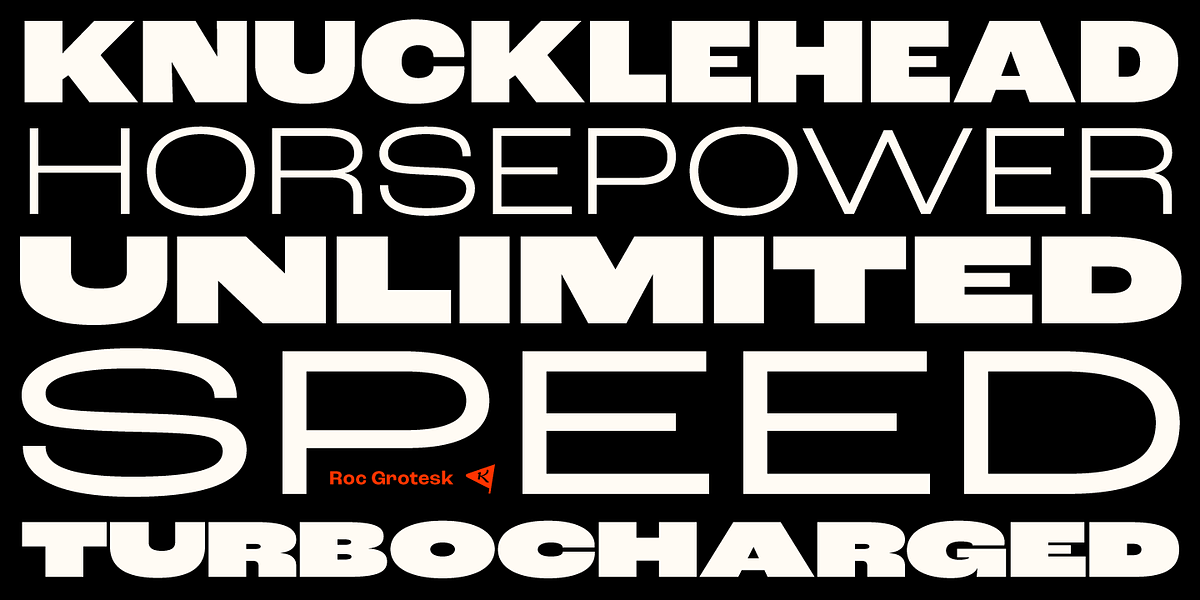 Roc Grotesk, a Sans Serif Font by Kostic Type Foundry