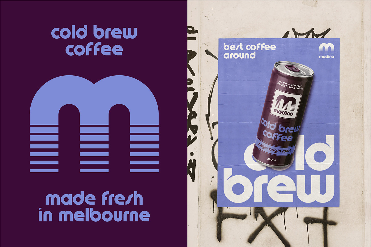 Modino - Geometric Bauhaus Font, a Font by UppercapType