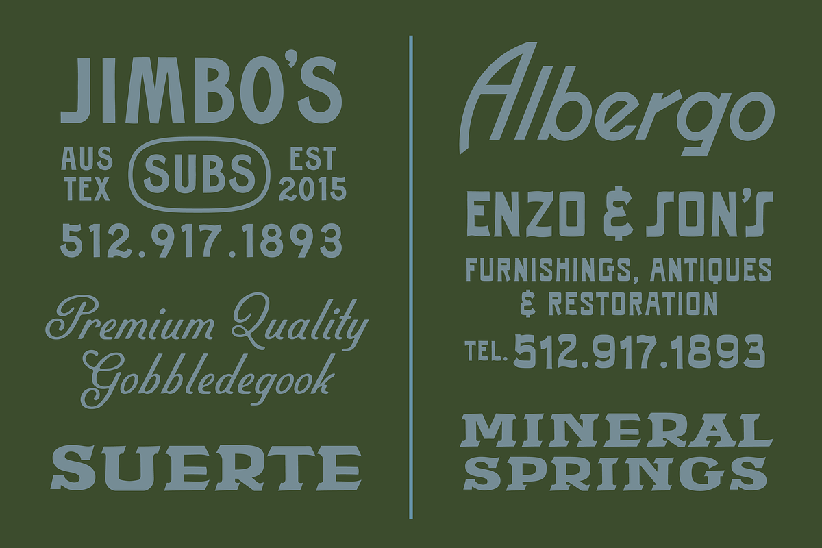 SAMPLE FONT COLLECTION