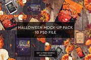 Halloween Mock-ups 10 PSD Pack, an iPhone Mockup by relineo.com