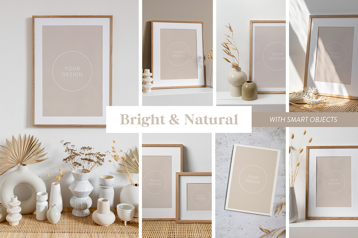 Bright & Natural - Set of 10 Mockup Scenes