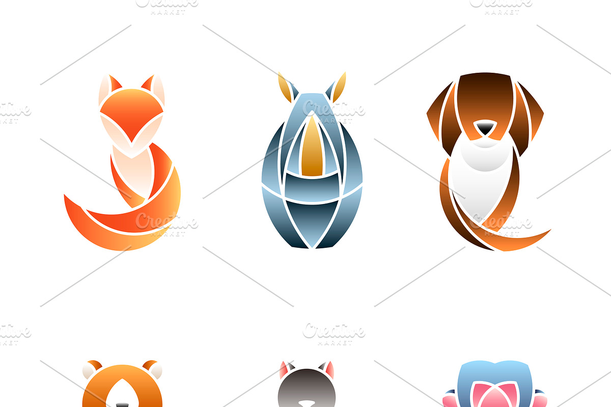 Set of cute animal design vectors, a Background Graphic by rawpixel ...