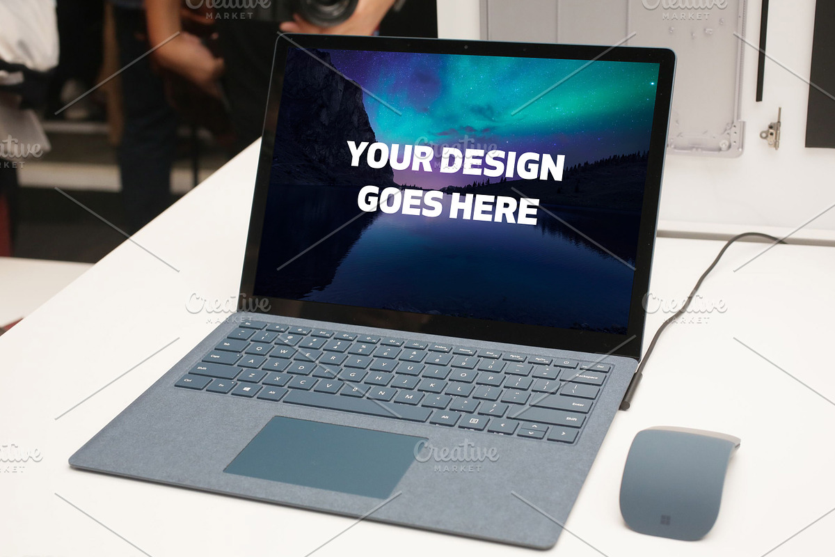 Microsoft Surface Laptop Mock-ups, a Device Mockup by vraiana ...