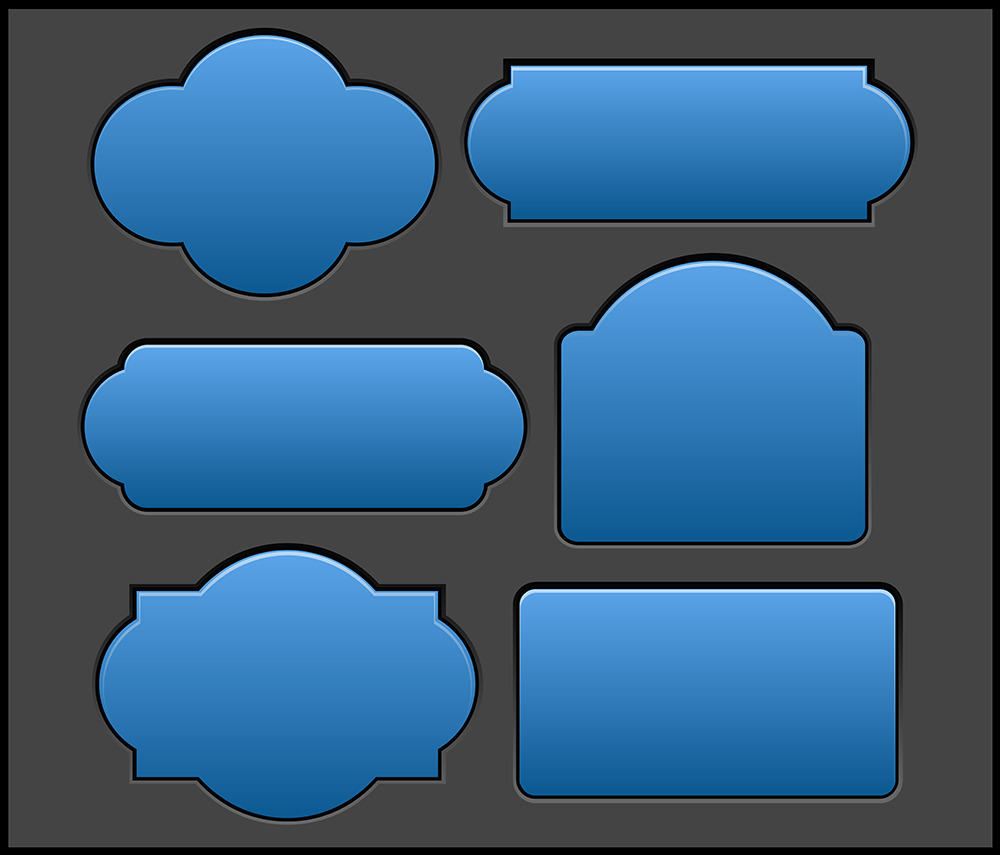 Tags and Banners Vector Set, an Object Graphic by TrueMitra Designs