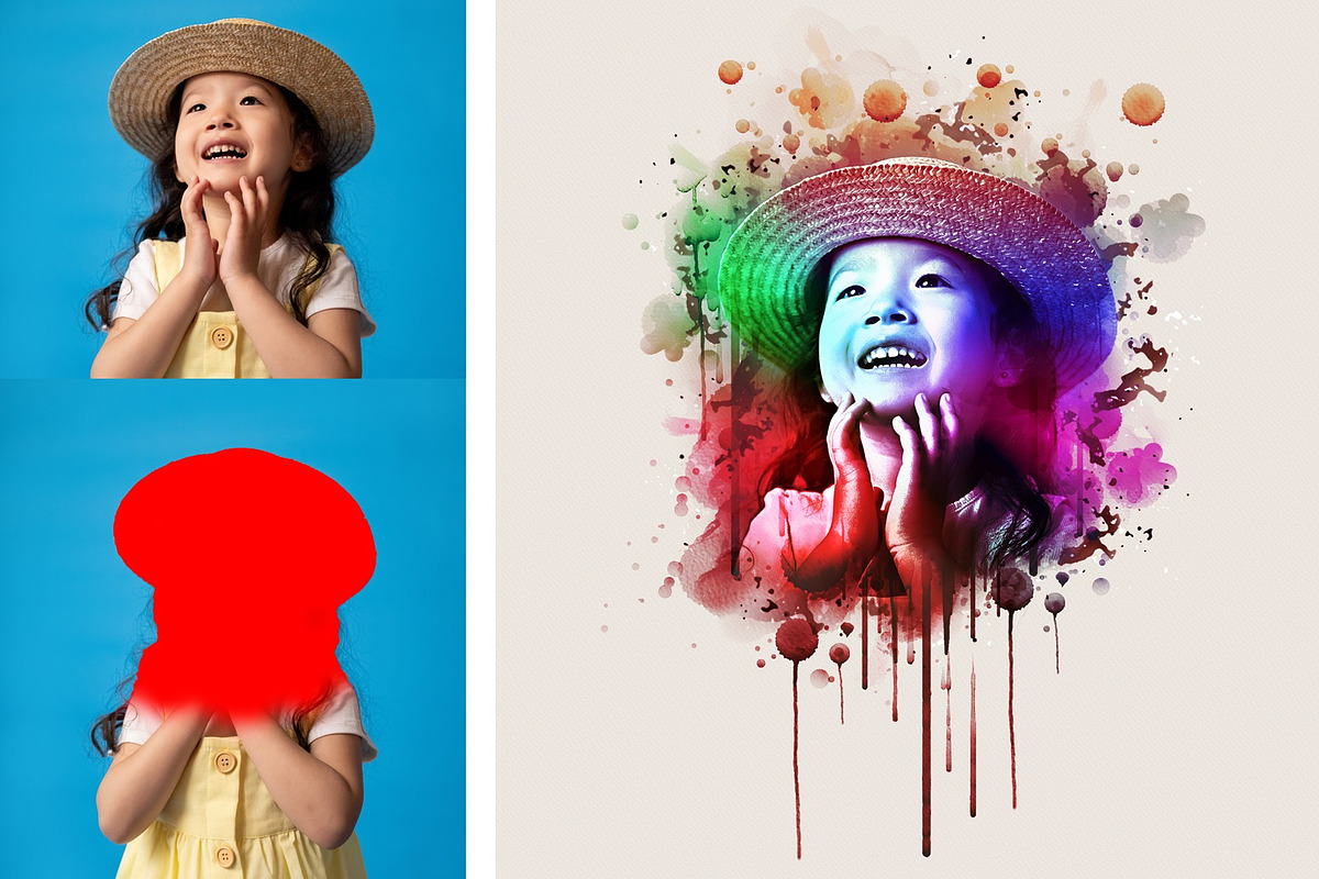 Professional Portrait Paint Effect, an Action Add-On by MRI STUDIO