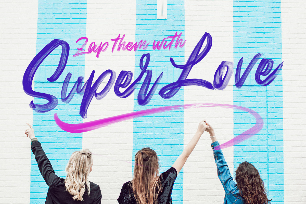 Peachy Keen Font Collection, a Font by ReveryWorks