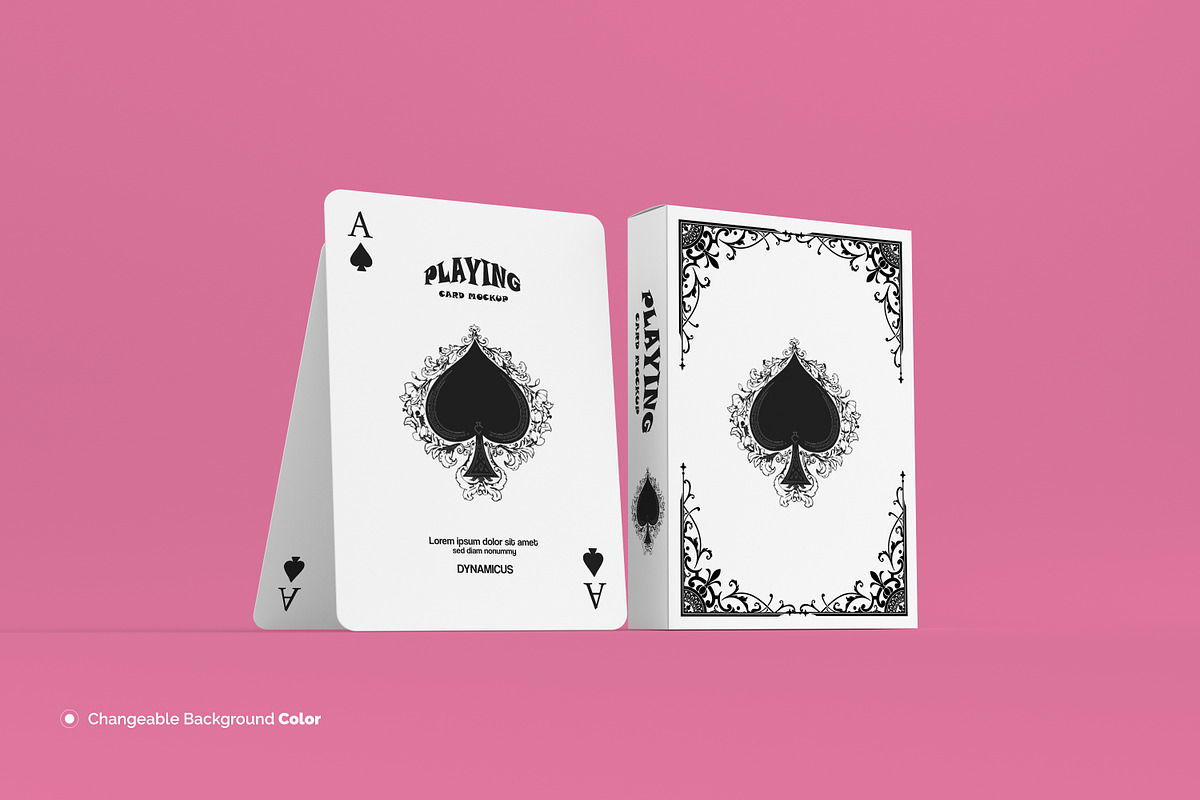 Playing Card Mockup, a Product Mockup by Toasin Studio