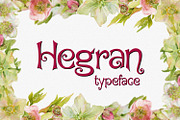 Hegran, a Script Font by Digital Typeface Studio