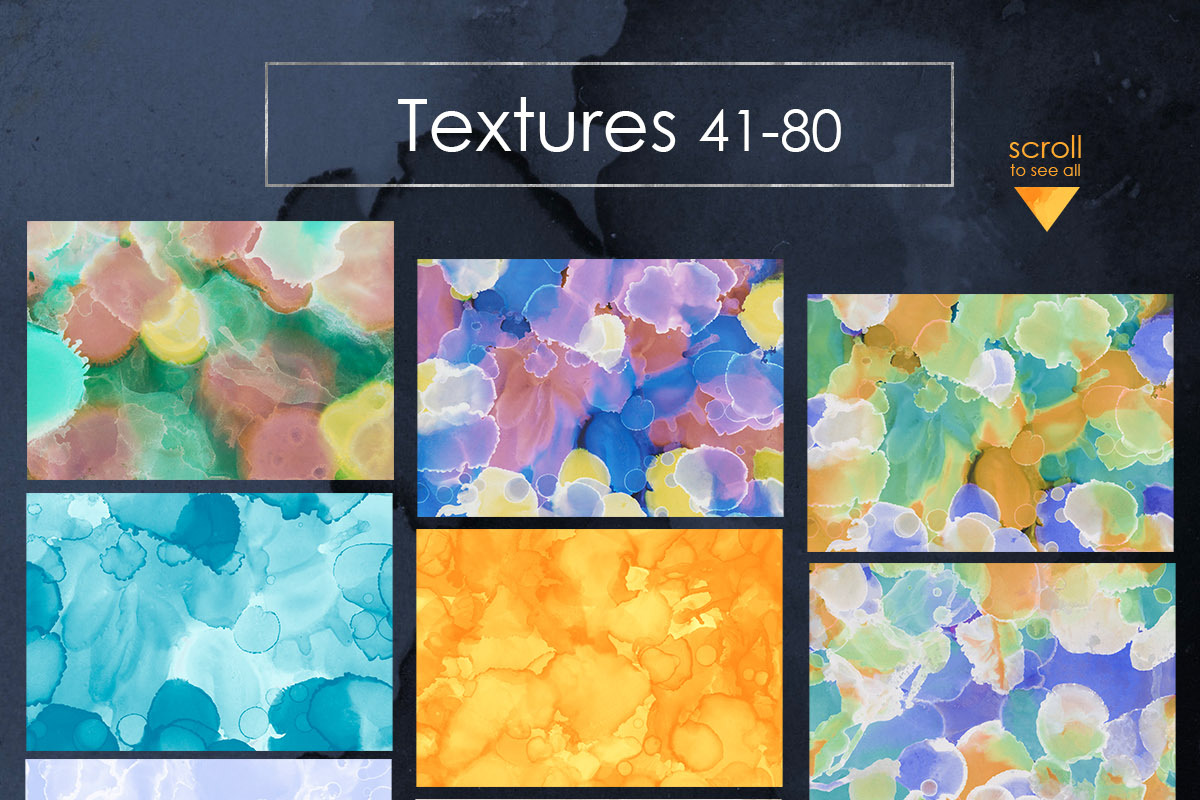 80 Splash Ink Textures, a Background Graphic by NassyArt