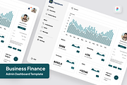 Business Finance Admin Dashboard | UI Kits and Libraries ~ Creative Market
