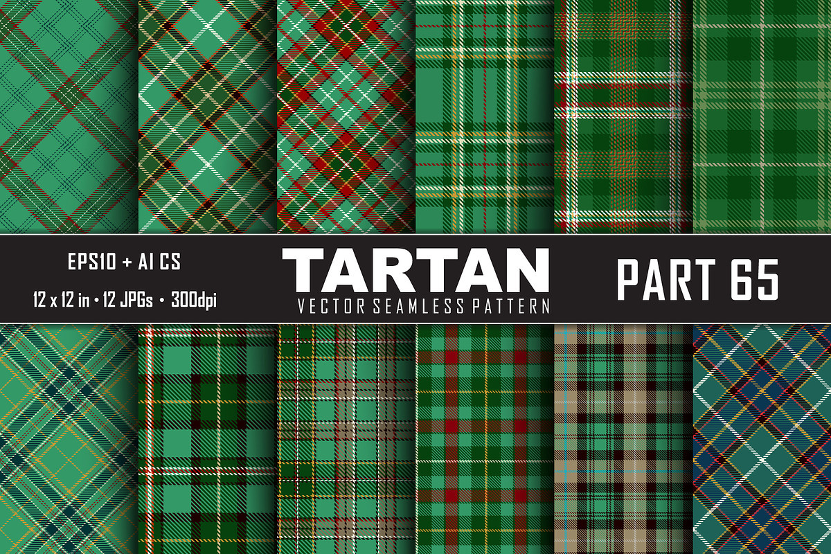 Seamless Tartan Pattern. Part–65, a Pattern Graphic by Vectorchoice