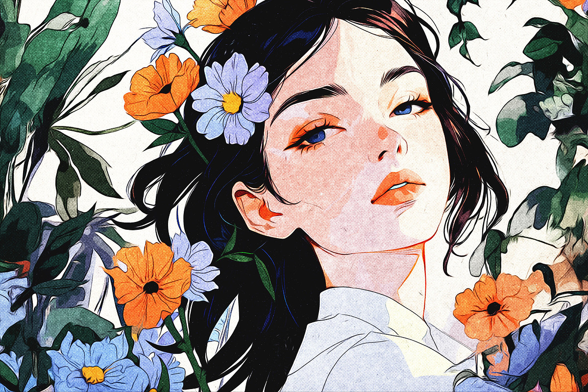 Vintage Paint Photo Effect, a Layer Style Add-On by Design Squad