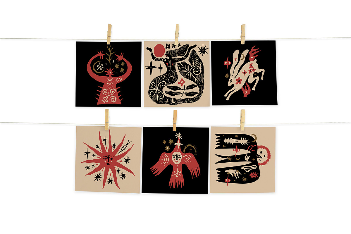 Fables Bundle, an Object Illustration by Annie Konst