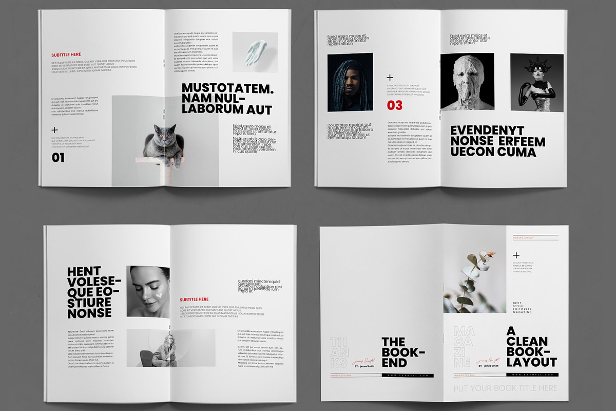 Book Layout Template