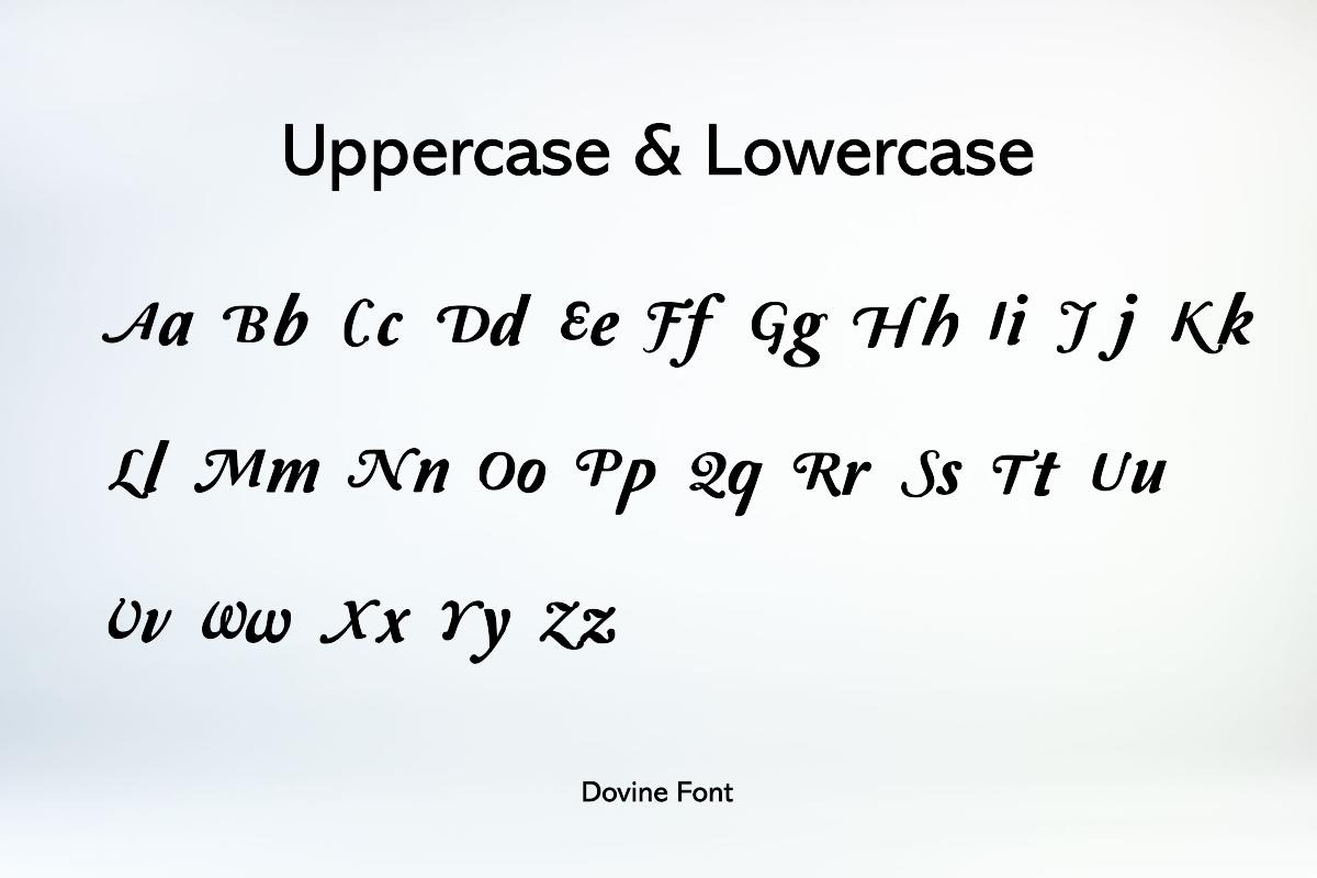Dovine Modern Handwritten Font, a Handwritten Font by ResumeFabs