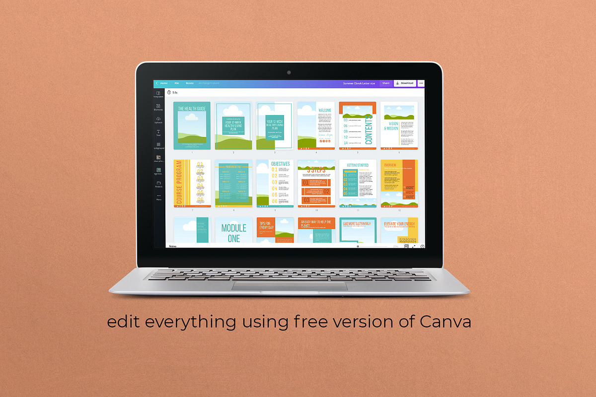 Course Canva Template Bundle