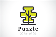 Puzzle Tree Logo Template, a Branding & Logo Template by Heavtryq Design