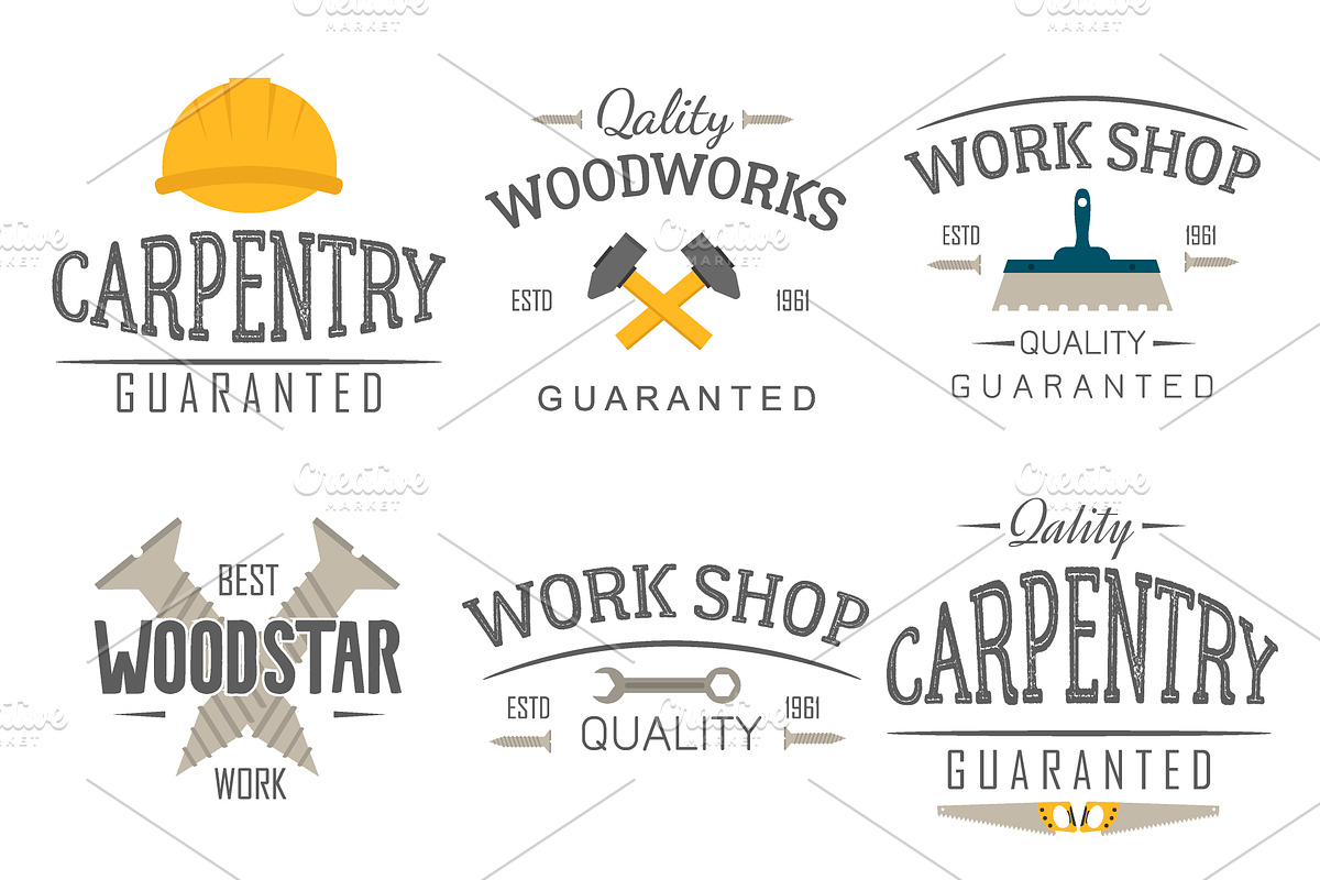 Construction tool logo vector, an Object Graphic by Iryna Danyliuk