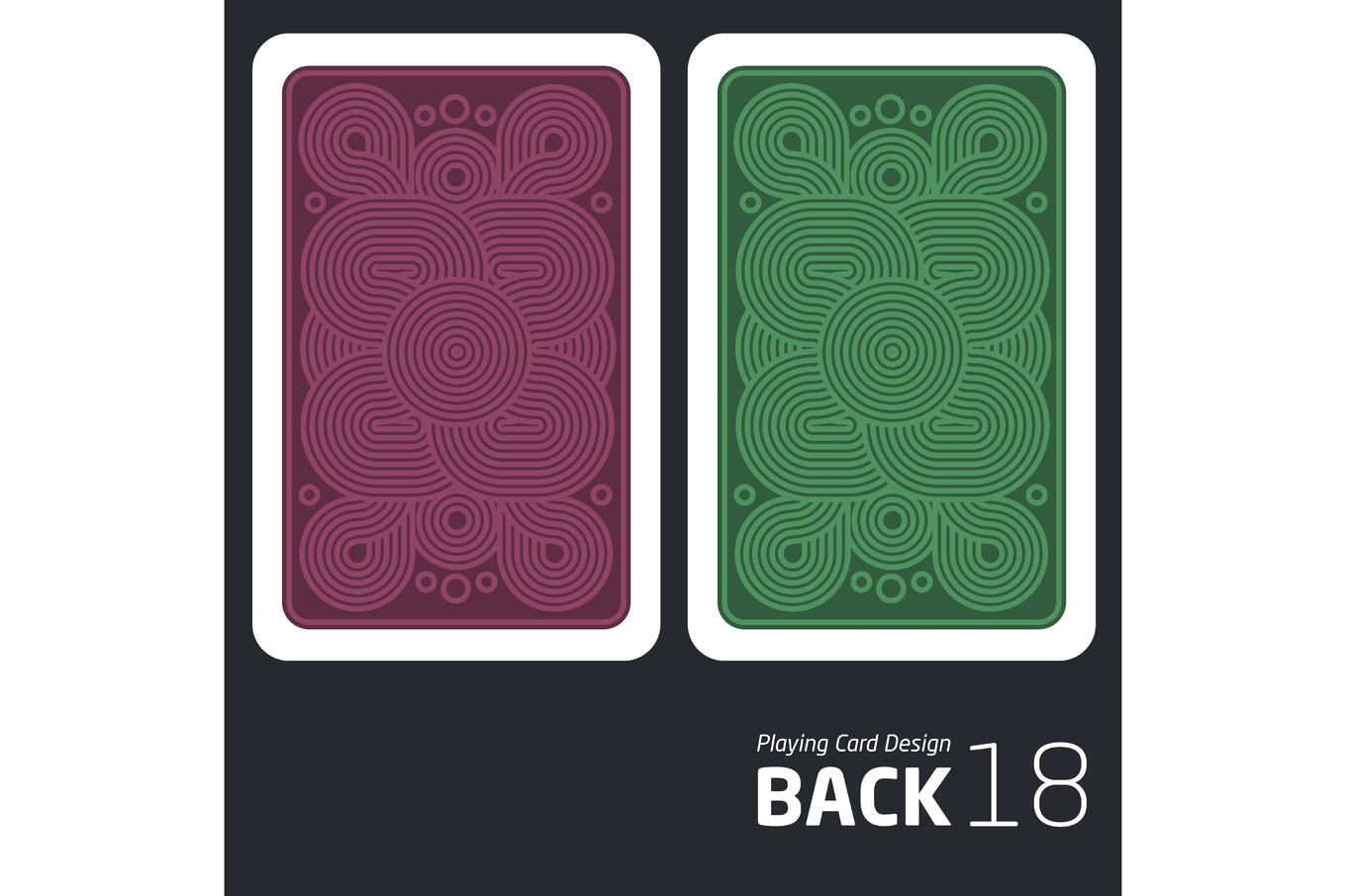 The reverse side playing card, a Texture Graphic by ToozDesign